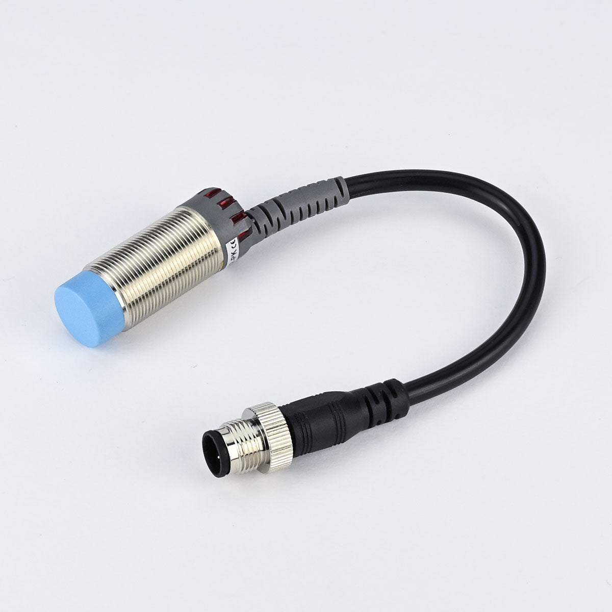 INDUCTIVE SENSOR M18 24 VDC PIG TAILED TYPE 4 PIN 12 MM PNP NO RIKO ...