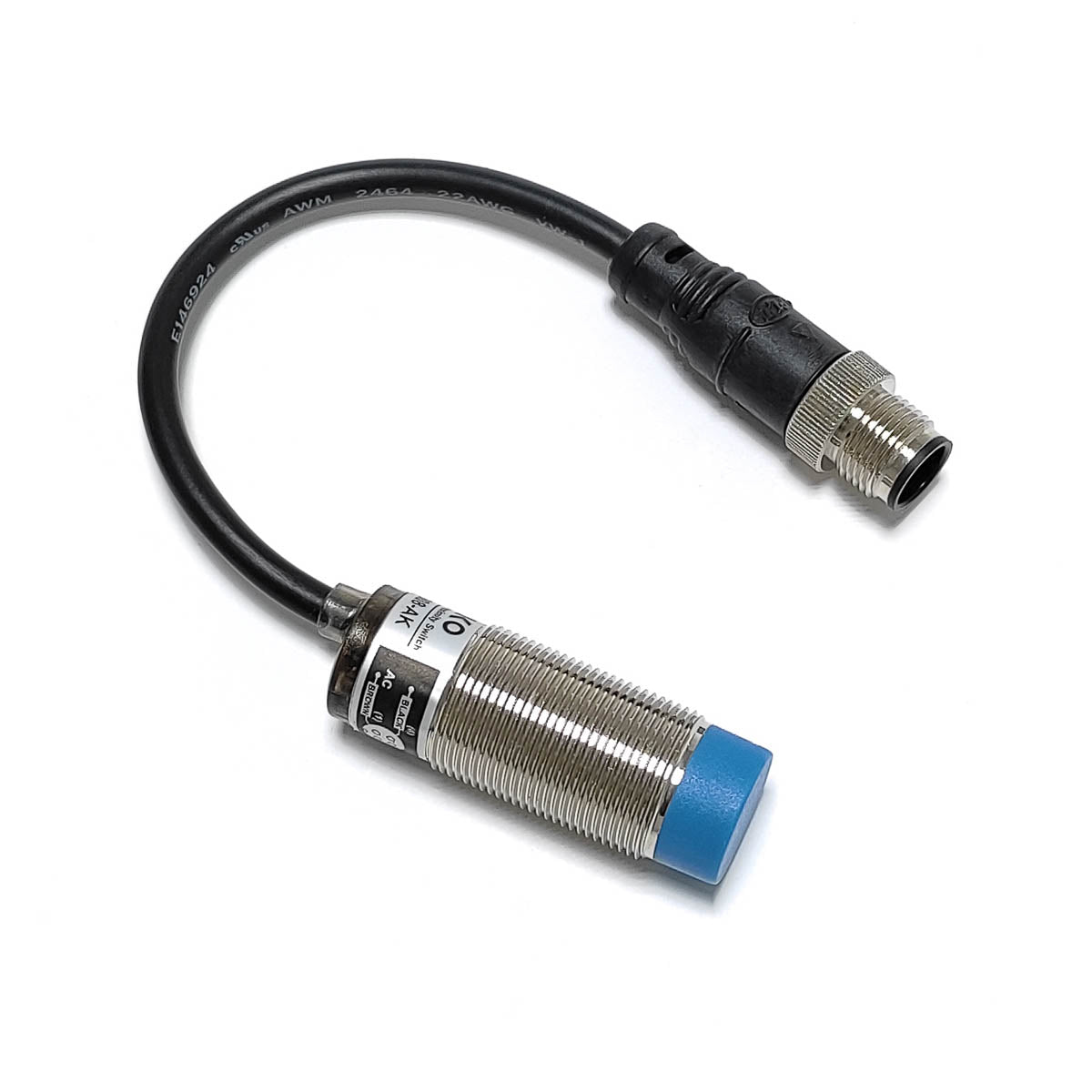 INDUCTIVE SENSOR M18 90-250 VAC 4 PIN 5 MM NO RIKO – Creative Automation