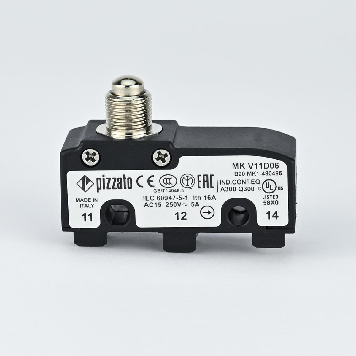 MICRO SWITCH WITH THREADED PLUNGER D06 PIZZATO – Creative Automation
