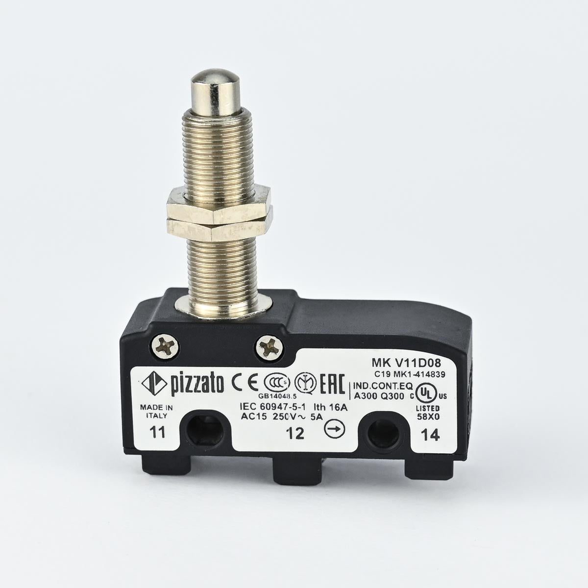 MICRO SWITCH WITH THREADED PLUNGER D08 PIZZATO – Creative Automation