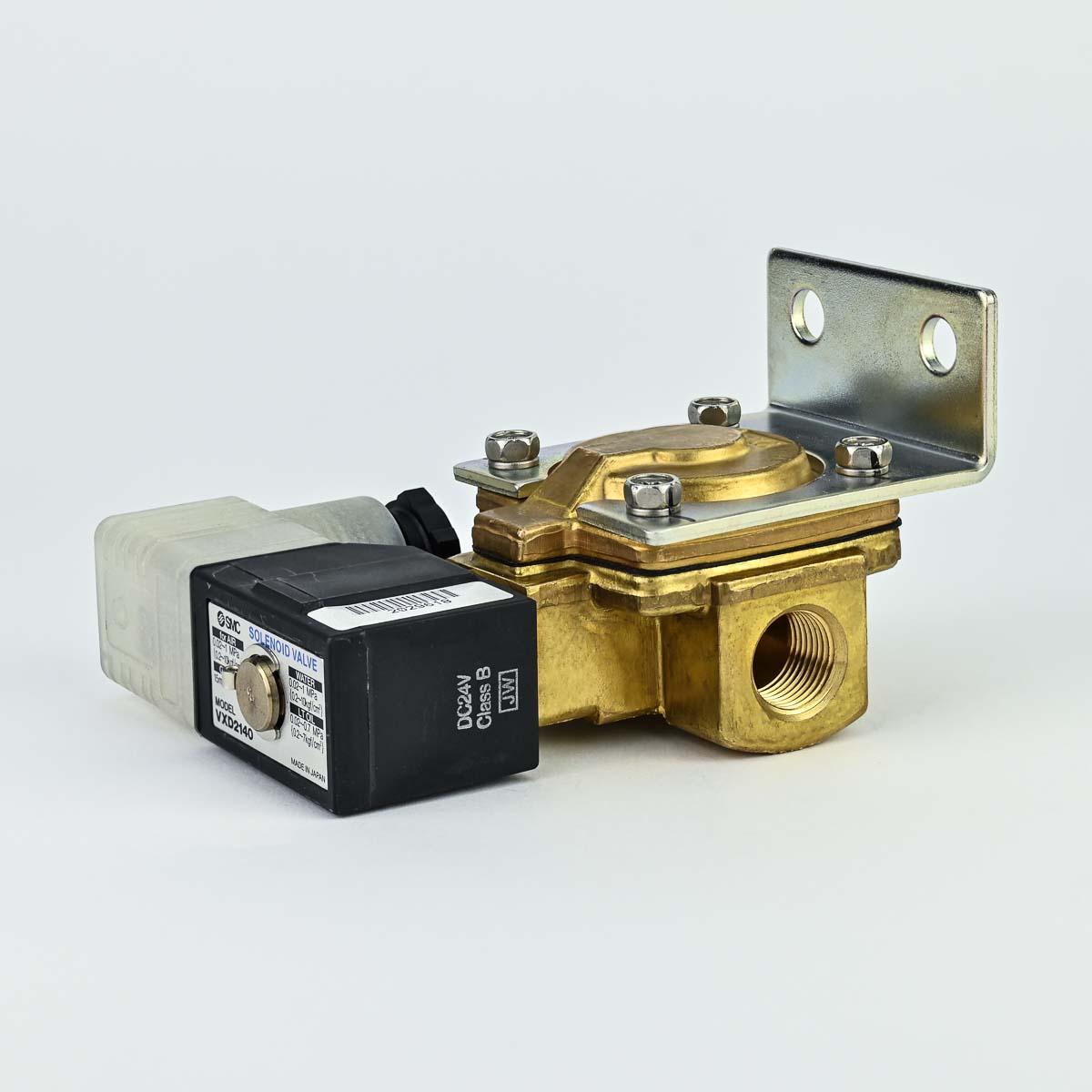 SOLENOID VALVE 2 PORT VALVE WITH BRACKET 24 VDC RC 3/8" VXD2140 03 5DZ ...